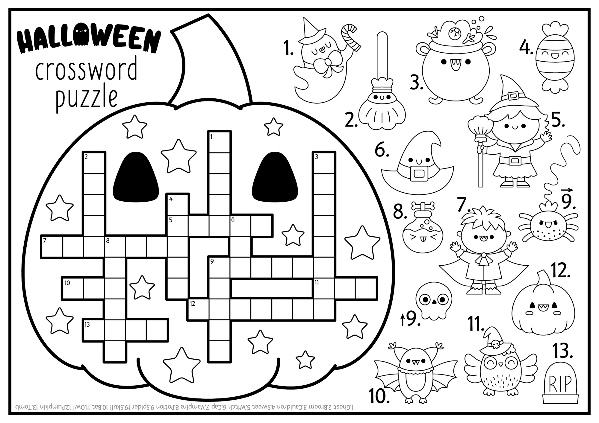 Halloween Coloring Activity Sheets - Halloween Haunt